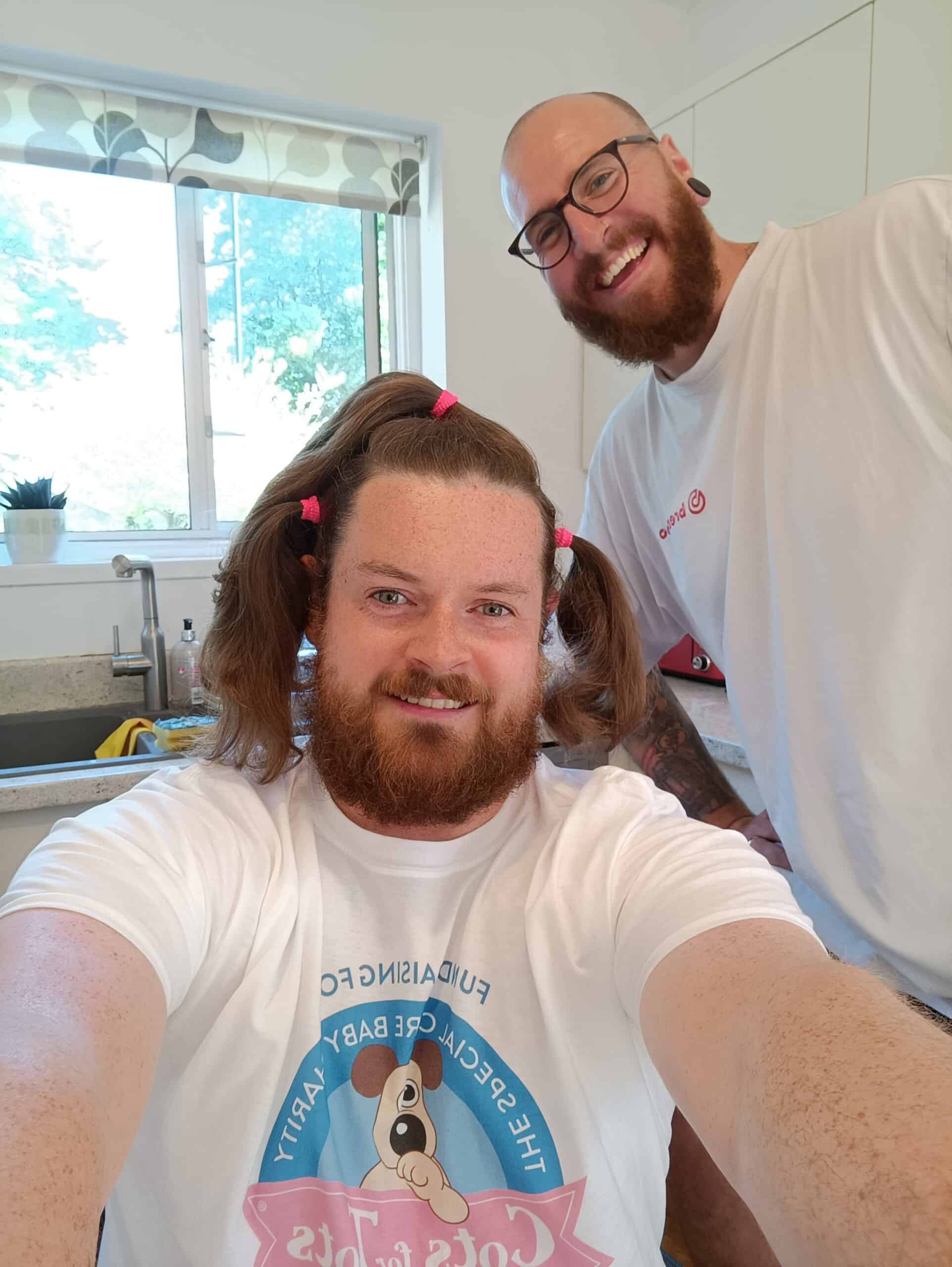 Ian’s Hair Gets the Chop for Cots for Tots! - The Grand Appeal