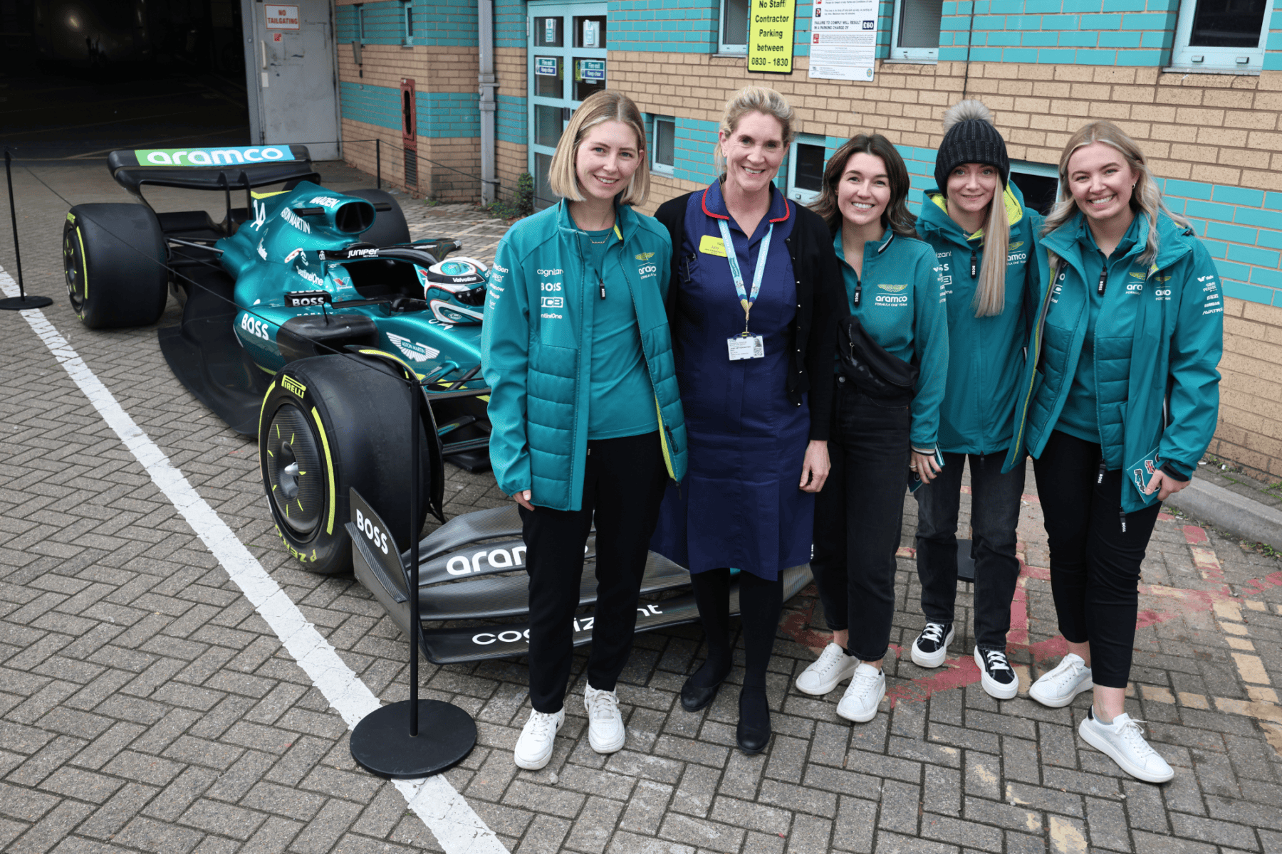 Aston Martin Aramco Bring Formula 1 to Bristol Children’s Hospital ...